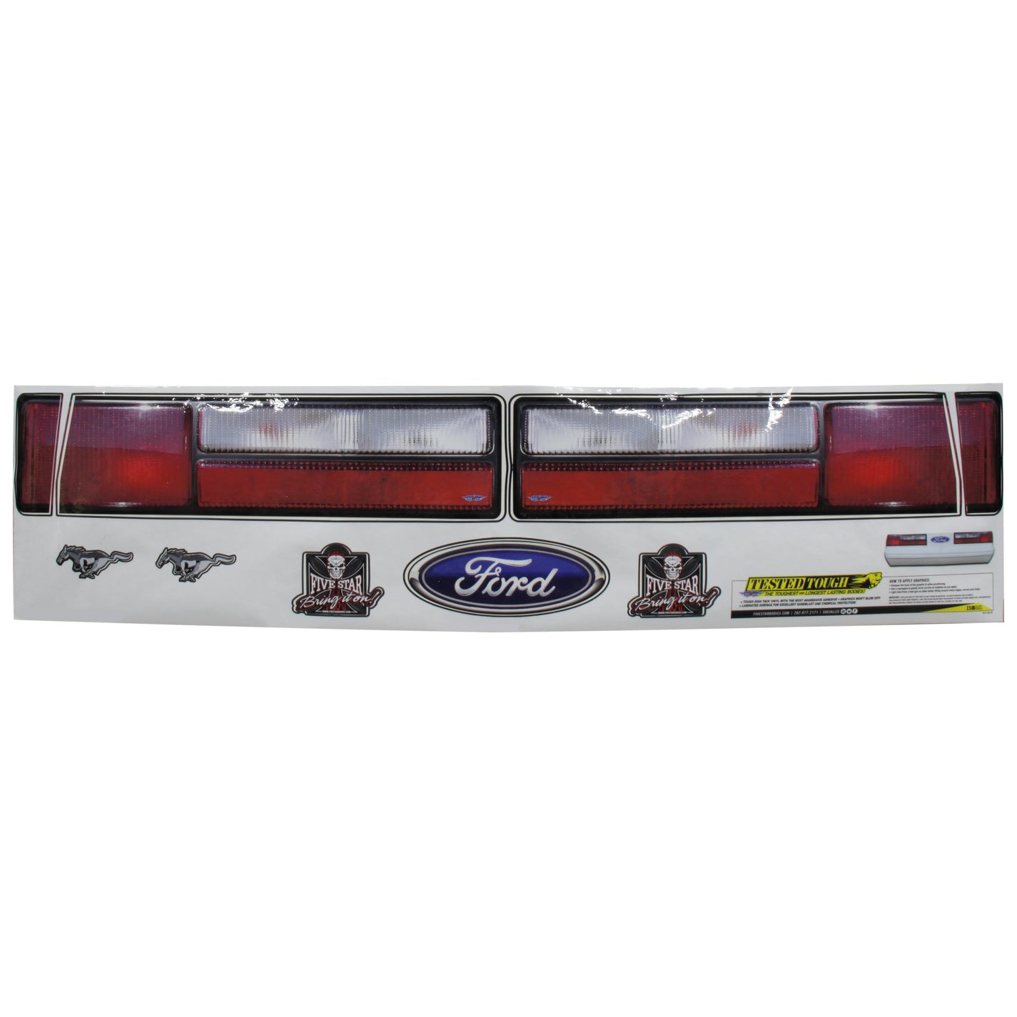Five Star Race Car Bodies 915-450-ID Graphics – Pit Stop USA