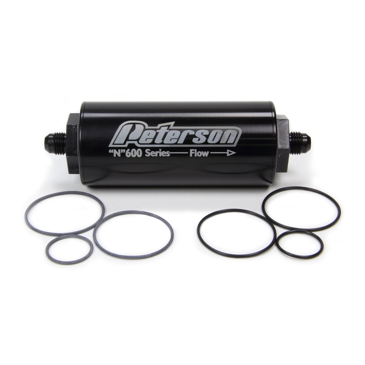 Peterson 600 Series Inline Fuel Filter -60 Micron -06 AN Fittings : 09 ...
