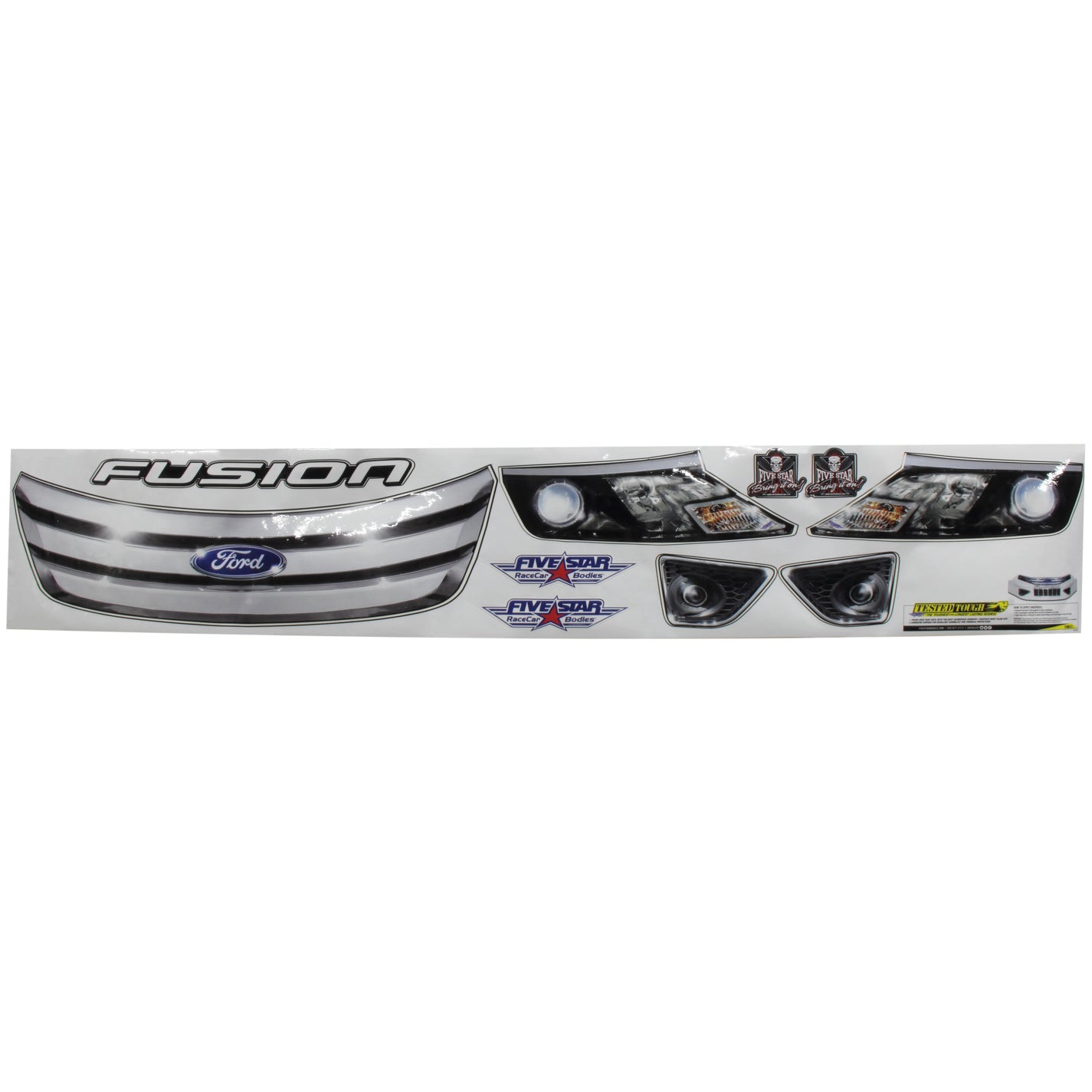 Five Star Race Car Bodies 590-410-ID Graphics – Pit Stop USA
