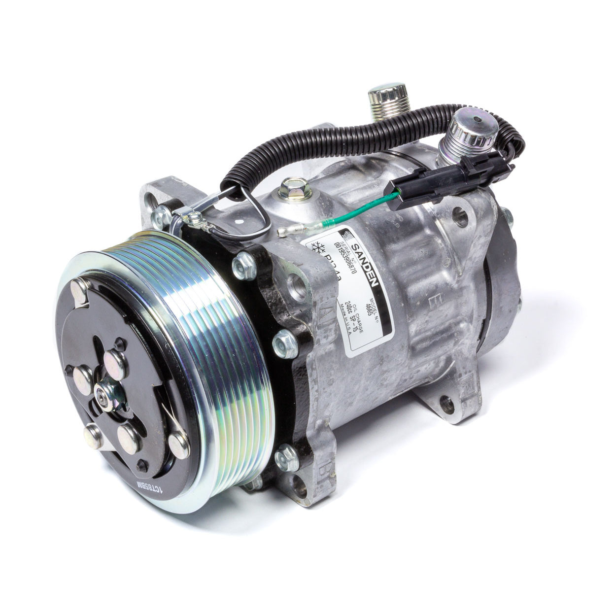 Vintage Air Sanden 709 Compressor Sepentine Pulley 134a : 04709-VMA ...