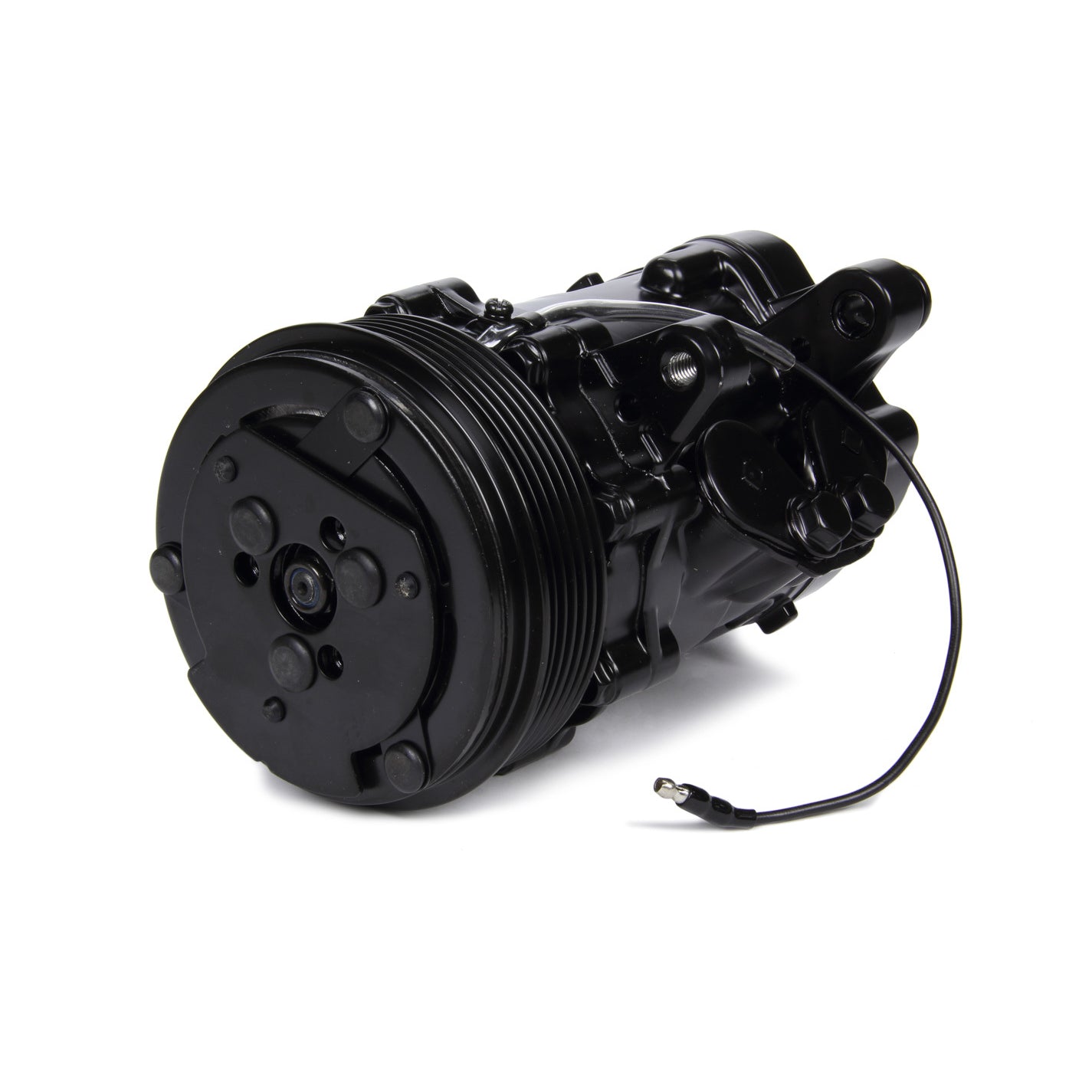 Racing Power Air Conditioning Compressor - Sanden 7176 Compact - 7 Rib ...