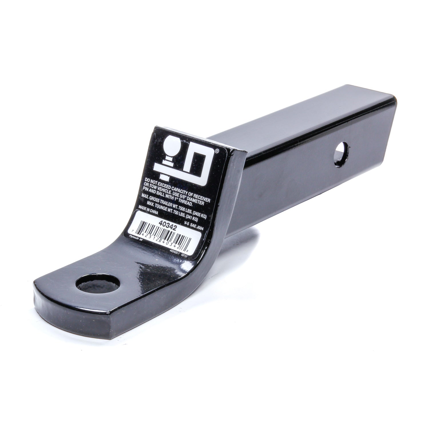 Draw-Tite Ball Mount Hitch - Draw-Tite - 1 in Hitch - 8-1/2 in Long - 2 ...
