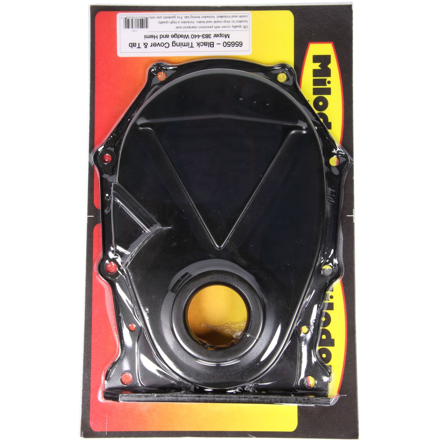 Milodon BB Chrysler Timing Cover - Black : 65650 – Pit Stop USA