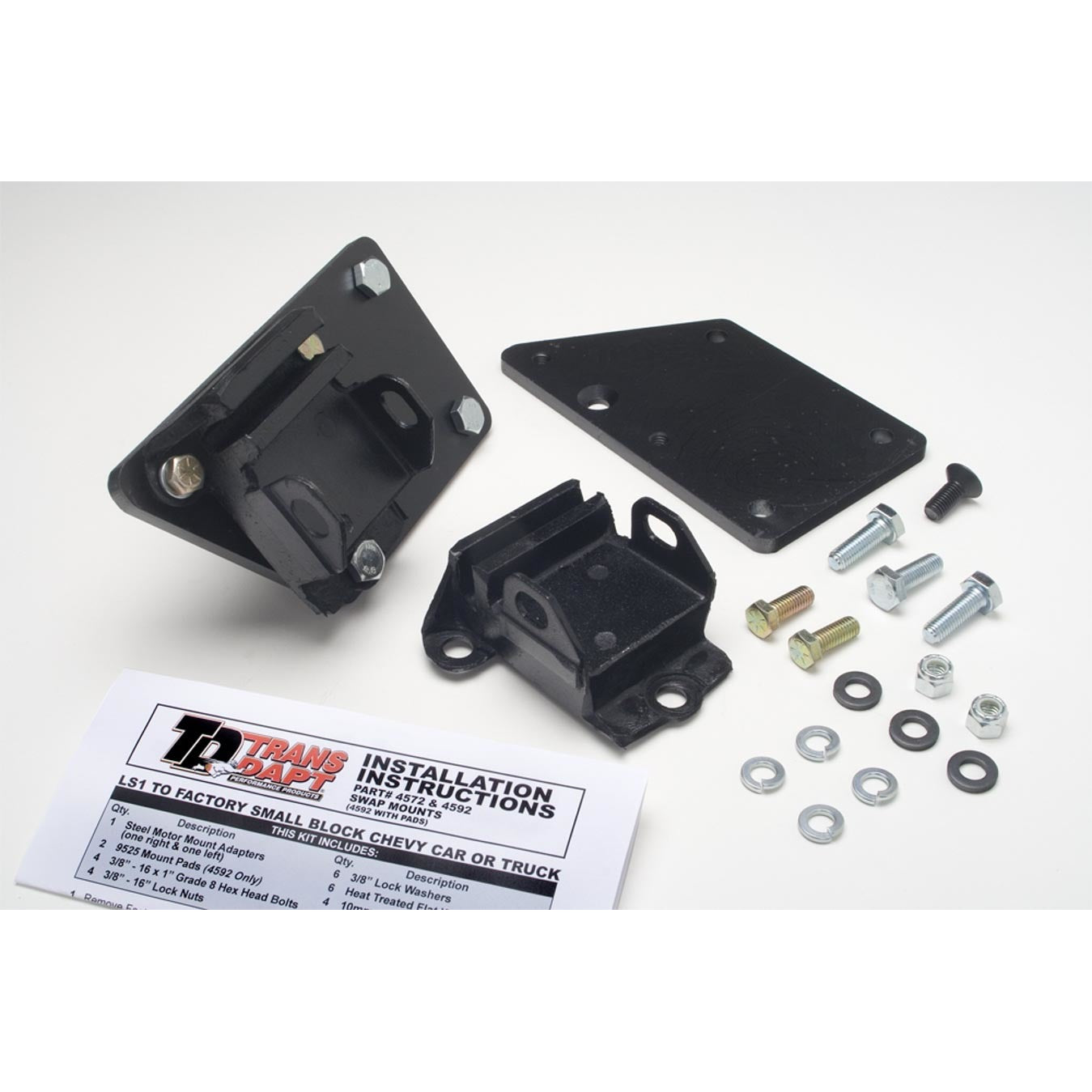 Trans-Dapt Swap Mount Motor Mount - LS1/LS6 w/ Pads : 4592 – Pit Stop USA