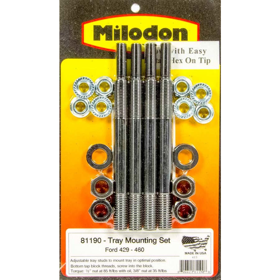 Milodon 81190 Windage Tray Studs – Pit Stop USA