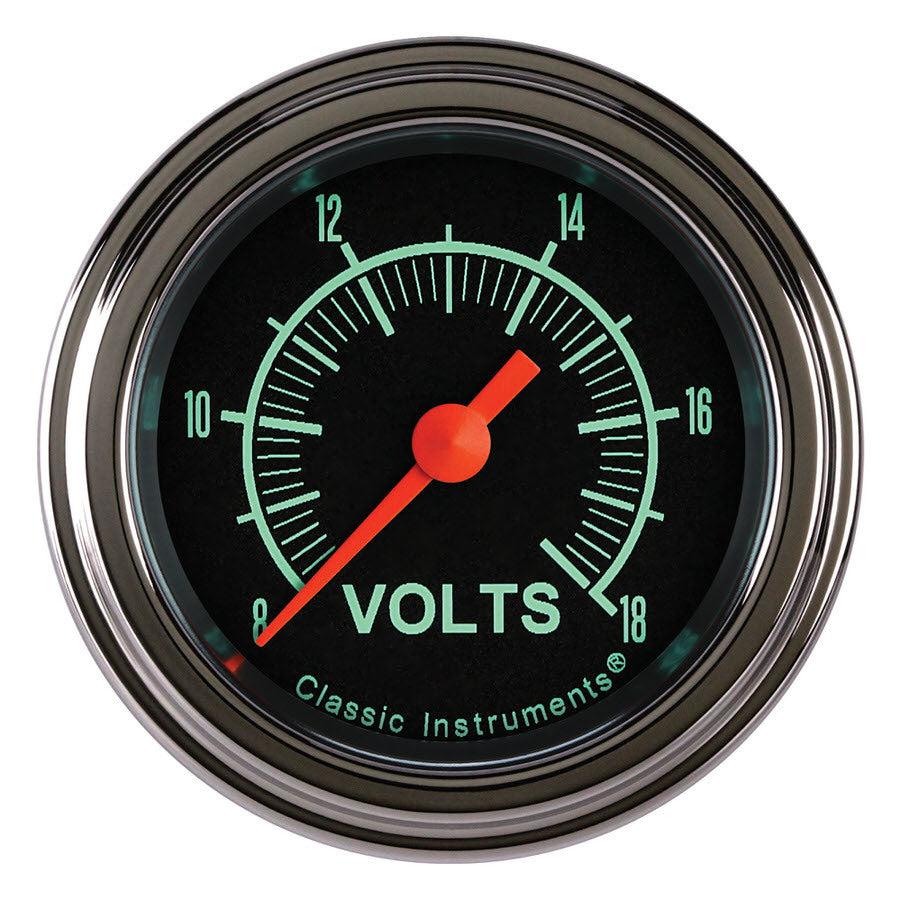 Classic Instruments GS130SLF Voltmeter – Pit Stop USA