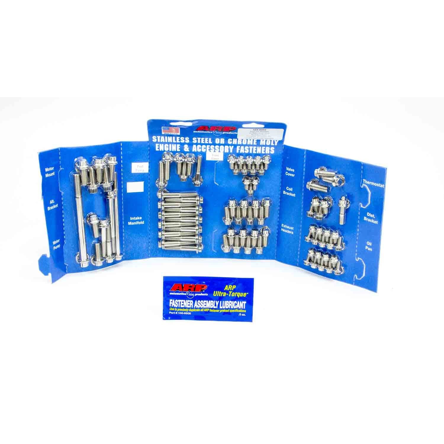 ARP SB Ford Stainless Steel Complete Engine Fastener Kit - 12-Point ...