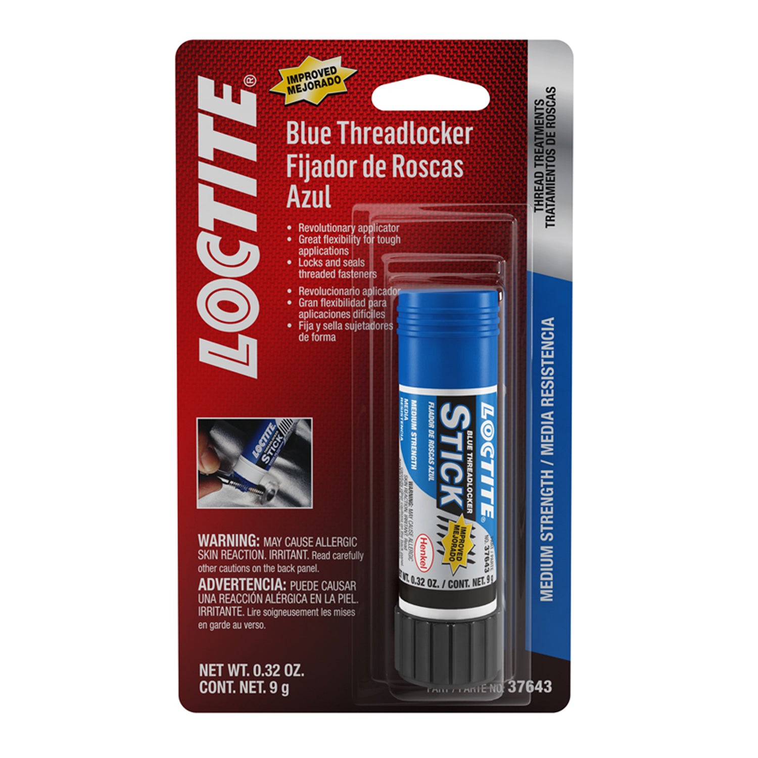 Loctite Threadlocker Blue Stick 9g/.30oz : 37643 – Pit Stop USA