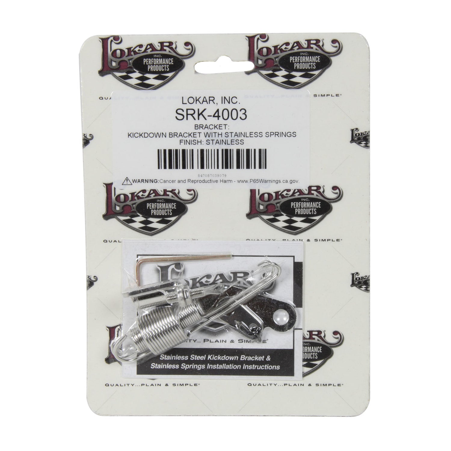 Lokar Kickdown Cable Bracket SRK-4003 – Pit Stop USA
