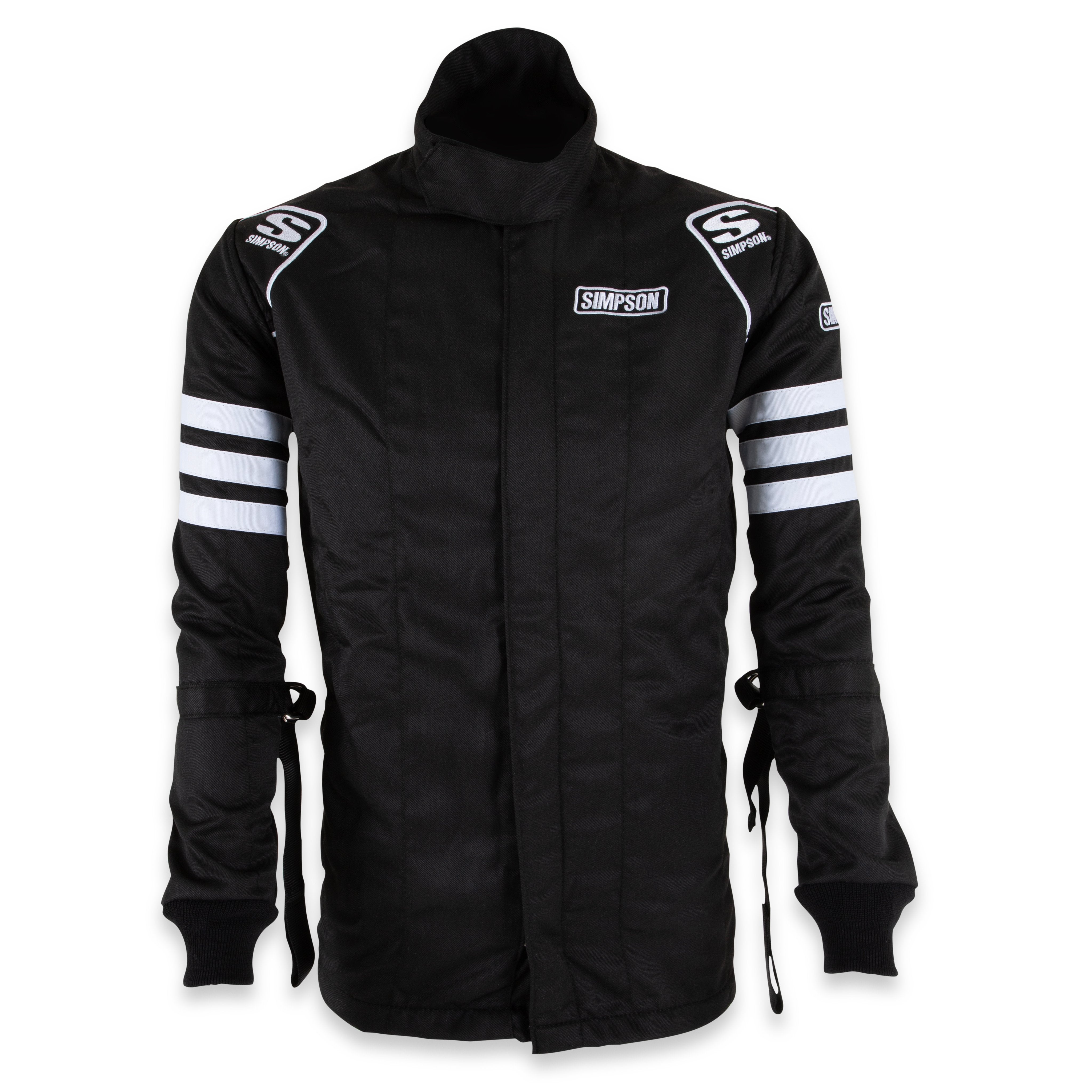 Simpson C402114 Simpson Classic SFI 5 Jacket w/ Arm Restraints - Black ...