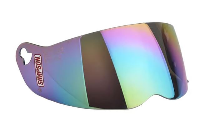 Simpson 86033M Simpson Street Bandit Helmet Shields - Iridium – Pit ...