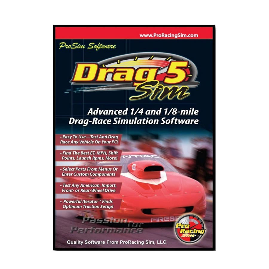 Comp Cams 181601 Comp Cams Drag Sim5 Drag-Race Simulation Software ...