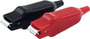 QuickCar Gator Clamps - 30 amp Maximum - 16-8 AWG Wire - Rubber Coated ...
