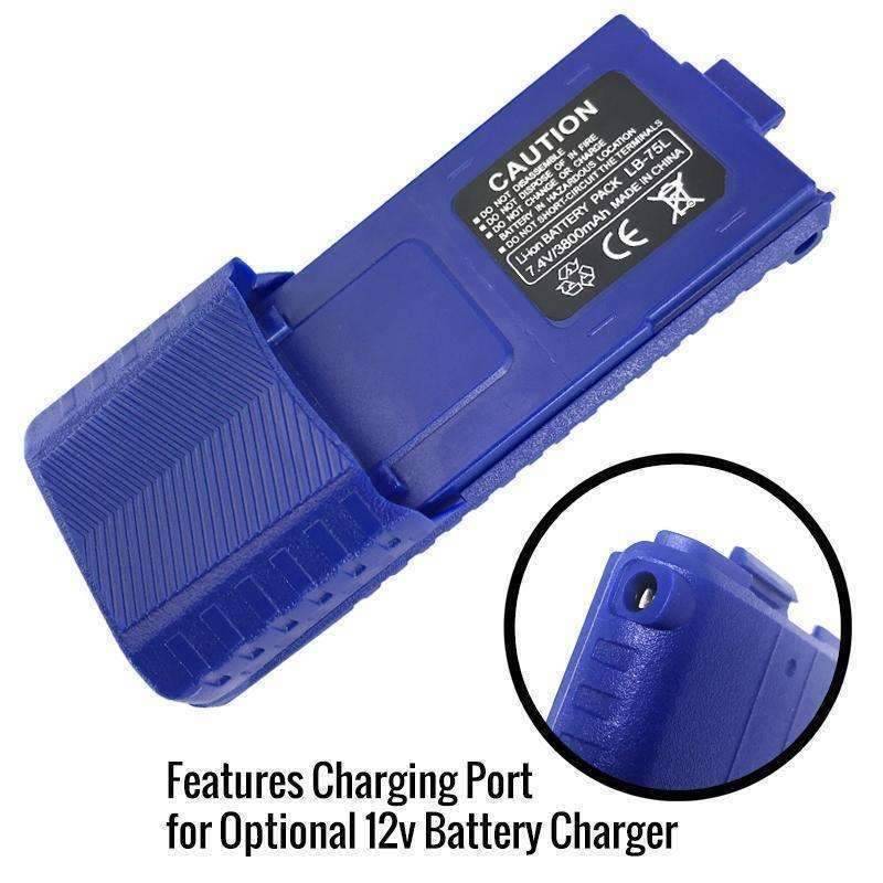 Rugged Radios V3 / RH5R Handheld Radio High Capacity 3800mAH Battery ...