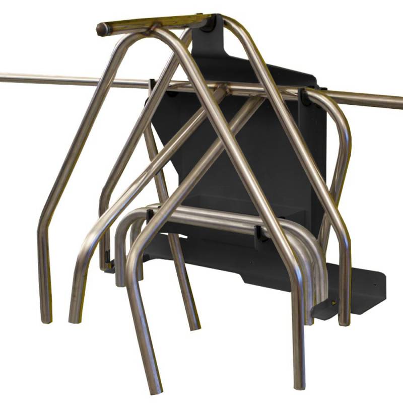 Hepfner Racing Products HRP6135-BLK Nerf Bar and Bumper Rack – Pit Stop USA