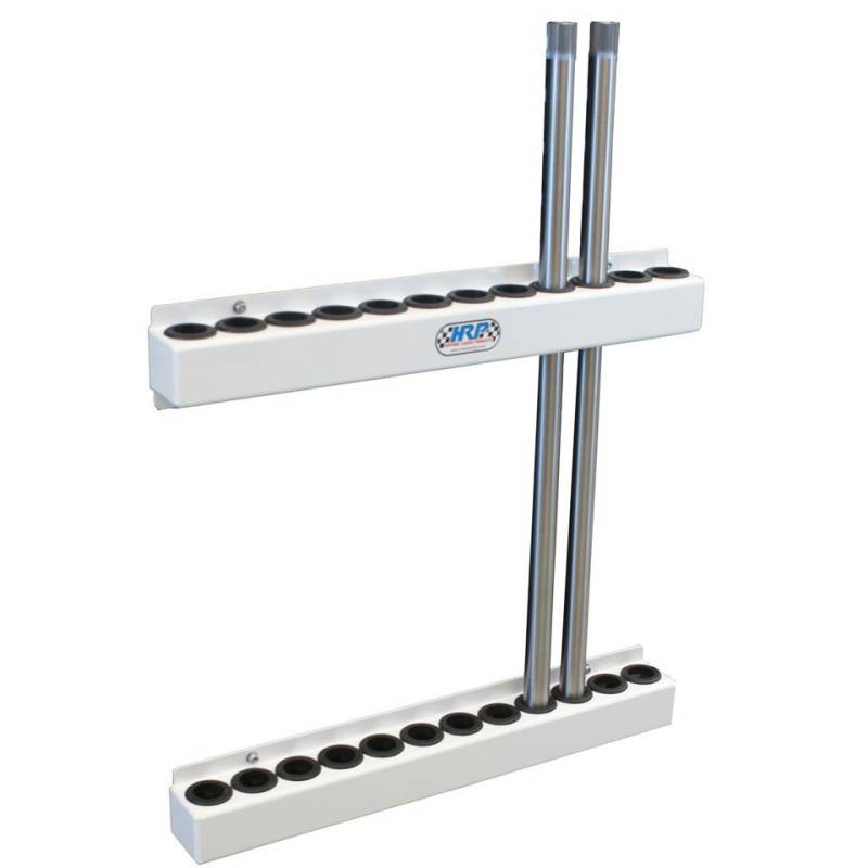 HRP Torsion Bar Rack - Wall Mount - 2-Piece - 12 Bar Capacity - White ...