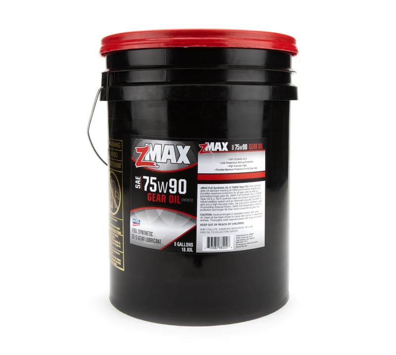 ZMAX 75W90 Synthetic Gear Oil - Limited Slip Additive - 5 gal Bucket 88 ...