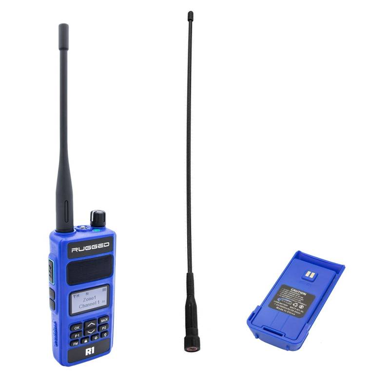 Rugged Radios R1-BUNDLE Handheld Radio Kit – Pit Stop USA