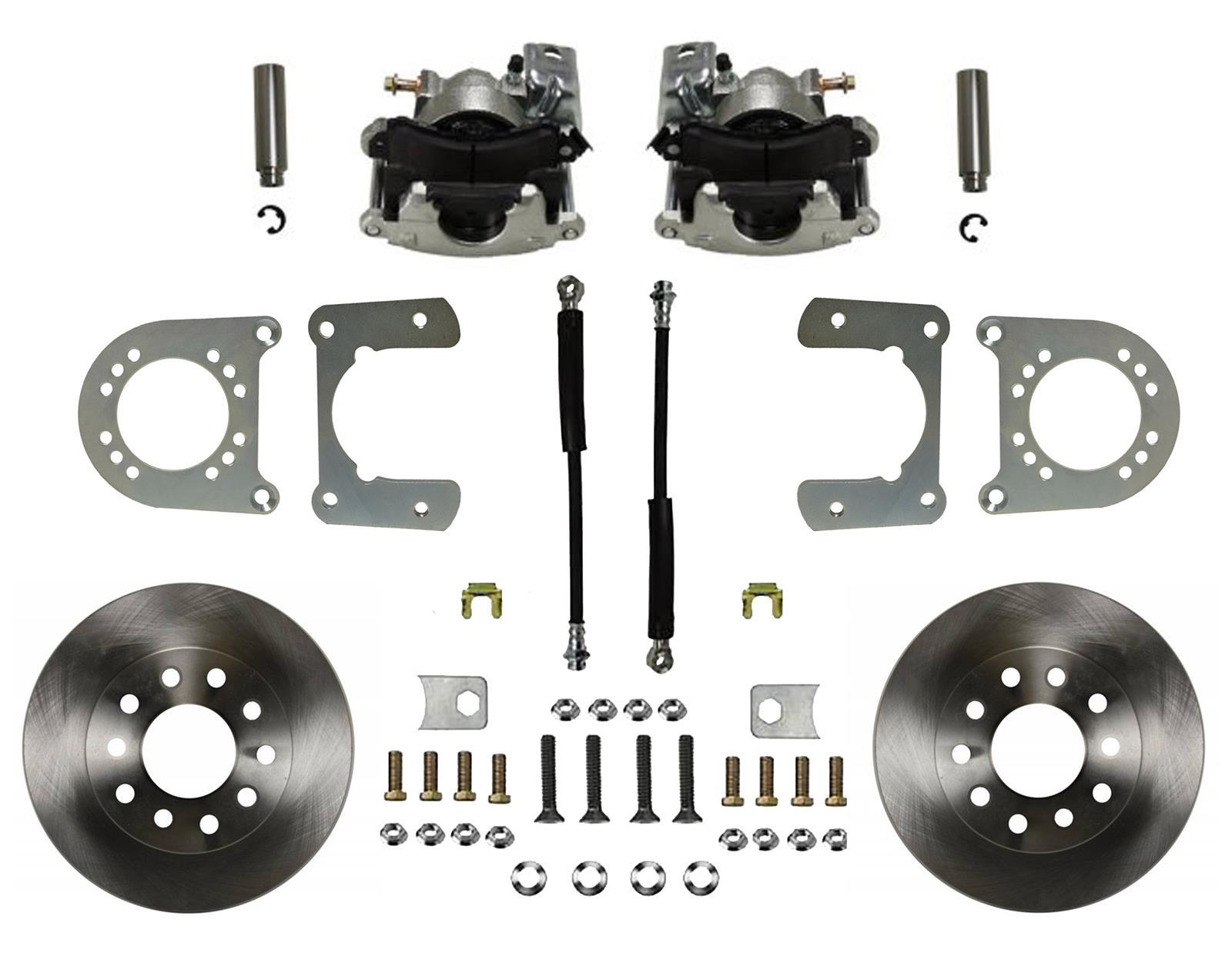 Leed Brakes RC6002 Leed Disc Conversion 1 Piston Rear Brake Kit - GM ...