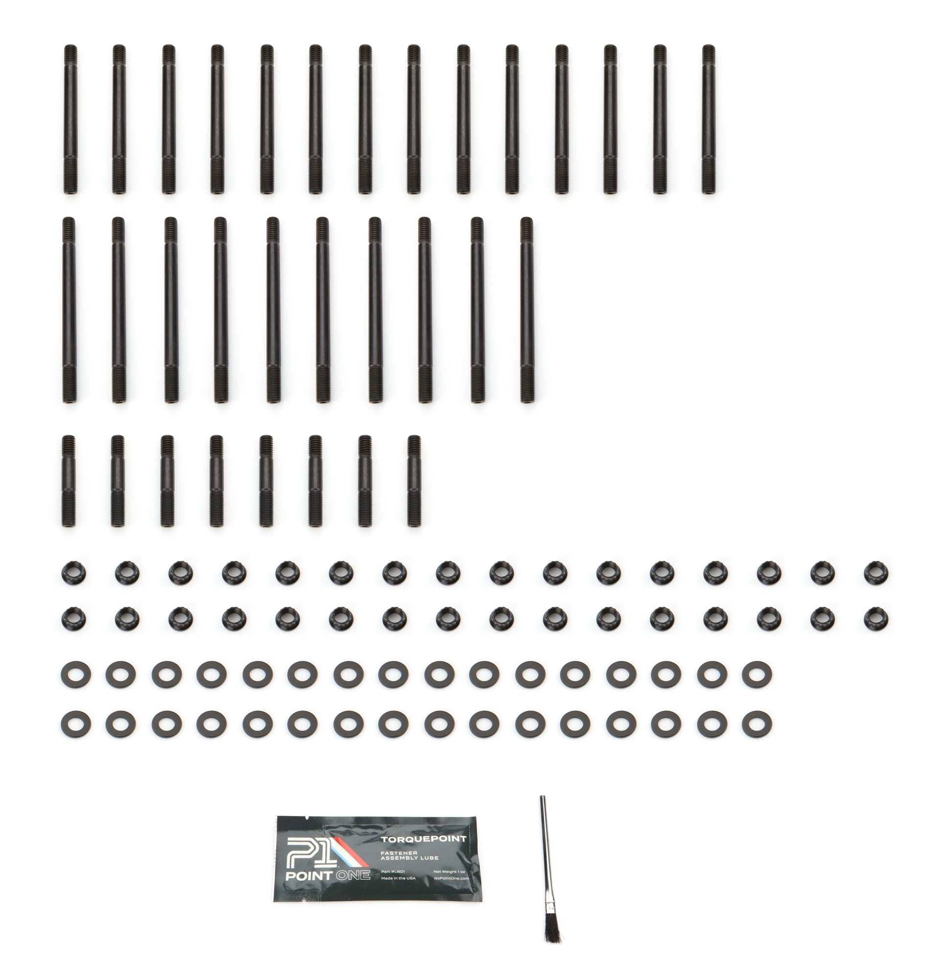 Point One K001-H05E Point One Cylinder Head Stud Kit - 12 Point Nuts ...