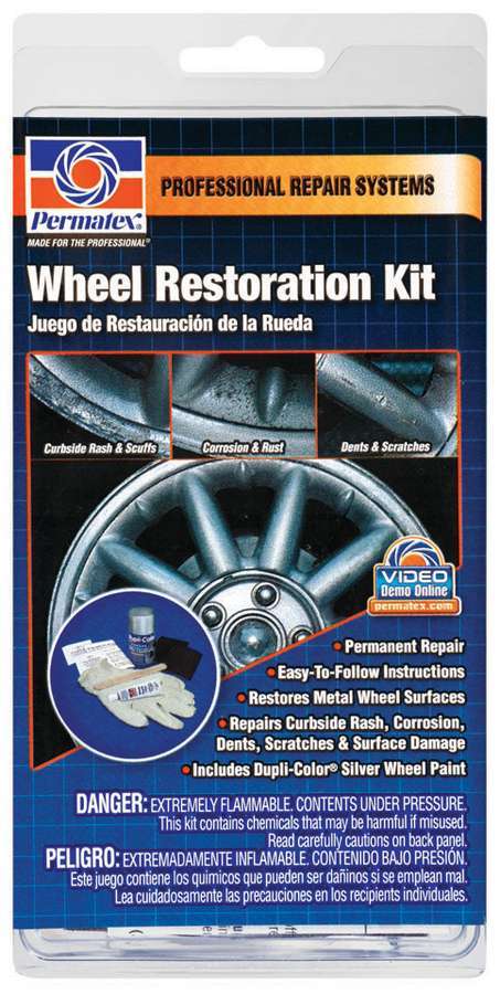 Permatex 09142 Permatex Wheel Restoration Kit - Silver – Pit Stop USA