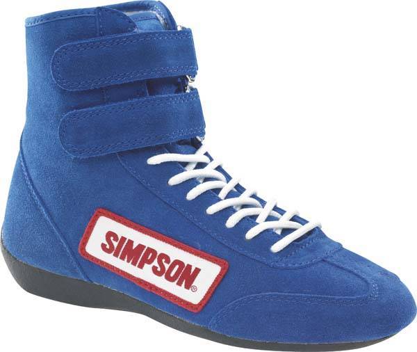 Simpson 28105BL Simpson Hightop Shoe - Blue – Pit Stop USA