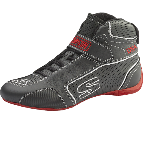 Simpson DA100W Simpson DNA Shoe - Black/White – Pit Stop USA