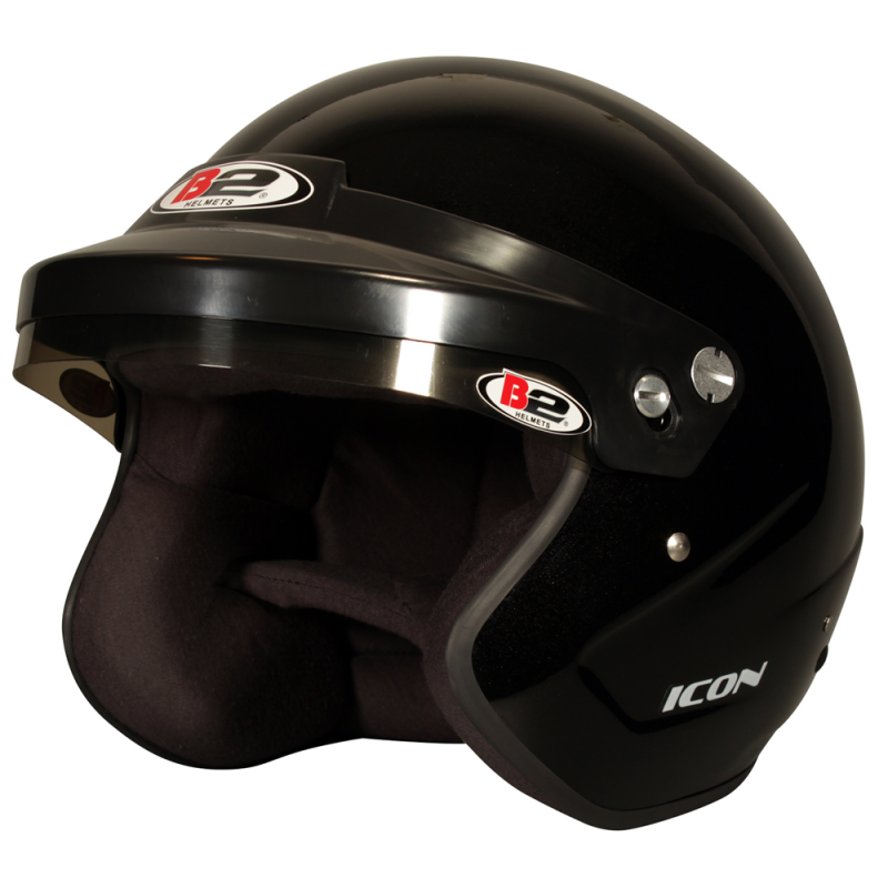 B2 Helmets 1530A11 B2 Icon Helmet - Metallic Black – Pit Stop USA