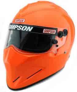 Simpson 729738S Simpson Diamondback Helmet - Safety Orange – Pit Stop USA