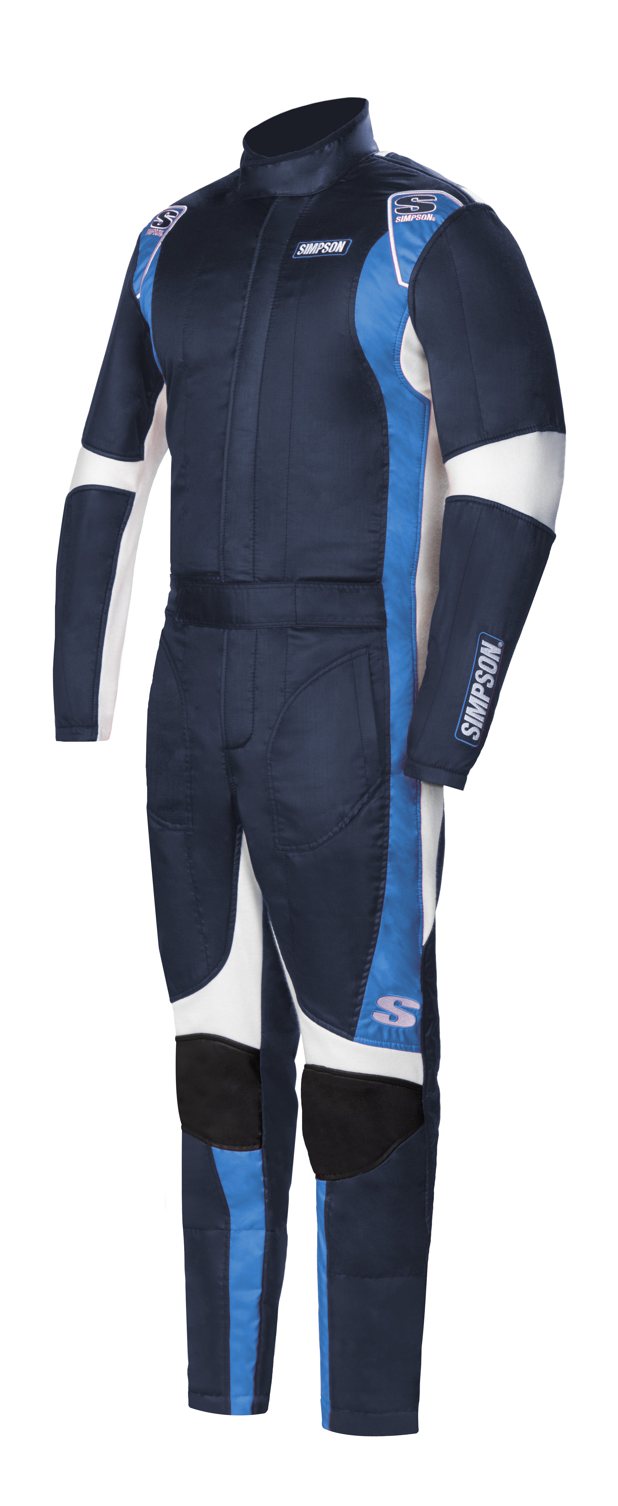 Simpson SC04101 Simpson Supercoil Racing Suit - Navy/Bush Blue/White ...